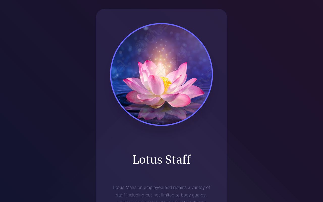 Lotus Mansion Staff